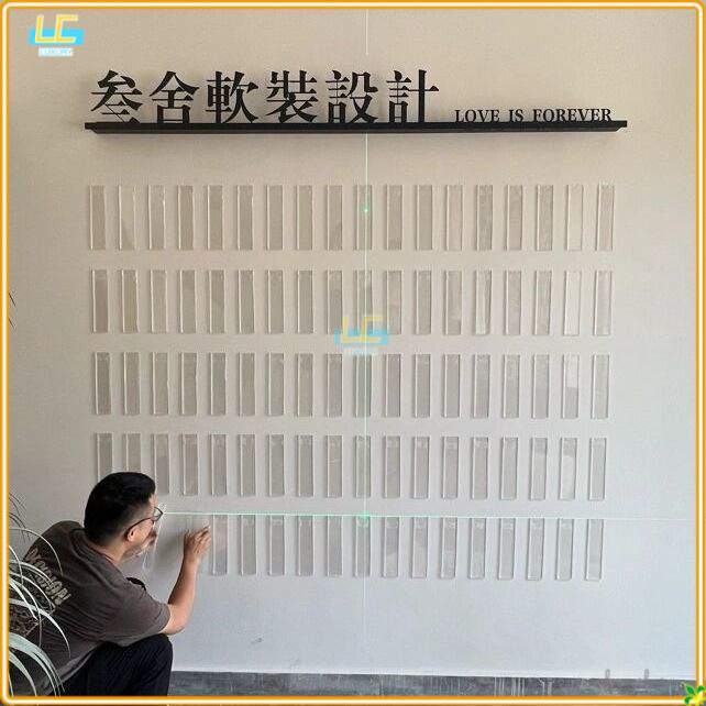 Commercial acrylic color card wall card slot soft decoration paint ...