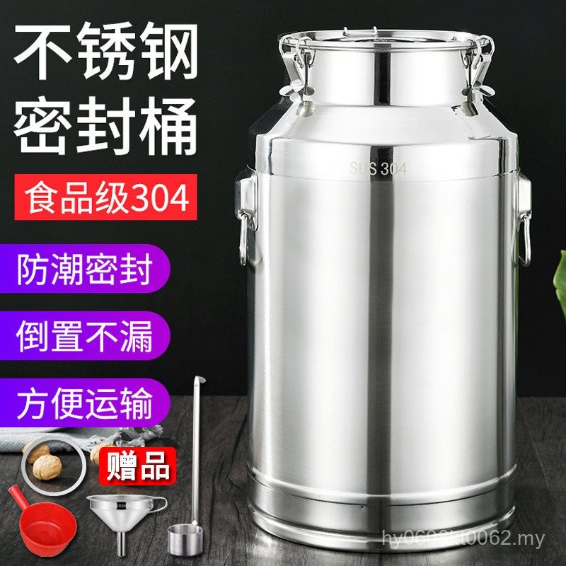Milk Barrel Edible Oil Barrel Transport Barrel Wine Barrel 304 ...