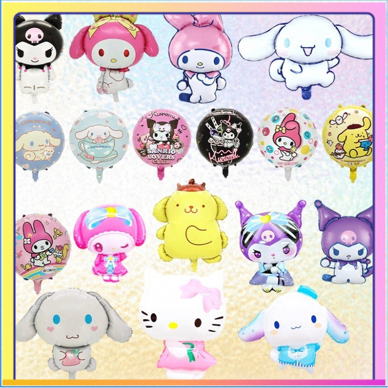 [Sanrio Balloon] Kuromi Balloon Big-Eared Dog Balloon Pacha Dog Balloon ...