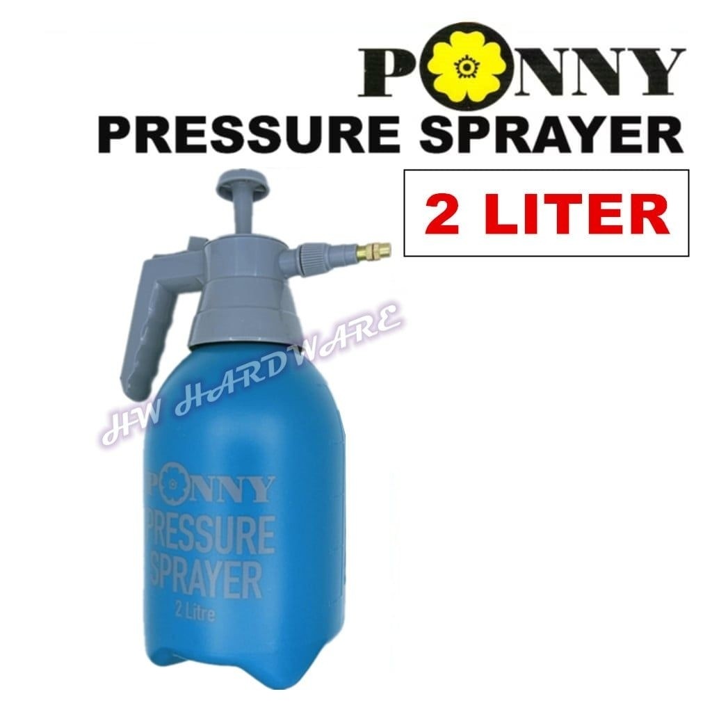 ORIGINAL PONNY P-200 2 LITER Multi-Purpose Pressure Sprayer Hand Pump ...