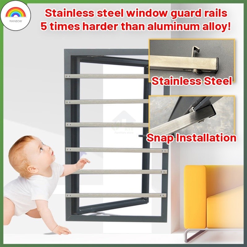 RD Raya/Ramadan Window guardrail Stainless Steel Window Protective ...