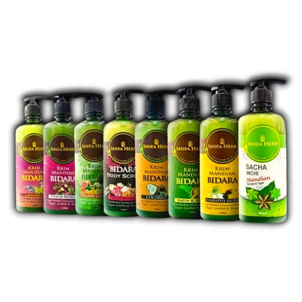 SHIFA HERB Mandian Bidara 480ml Daun & Herb Habbatus Sauda Lavender ...