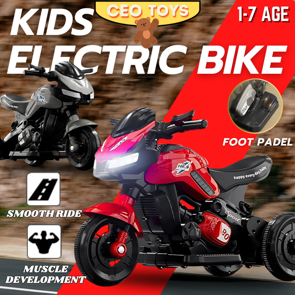 Children Ride On Superbike Electric Super Bike Kids Motorbike Tricycle ...
