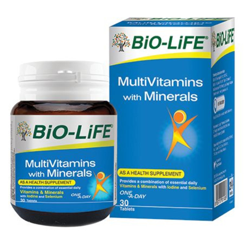 BIO-LIFE MULTIVITAMINS+MINERALS 30'S (EXP:06/2026) | Shopee Malaysia