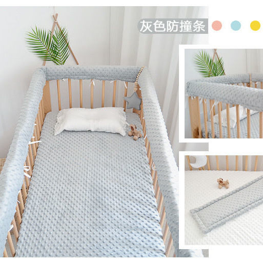 新品现货婴儿床防撞条包边宝宝防咬条儿童床防撞防磕碰婴儿护栏床软包边Baby crib anti-collision strip edging ...