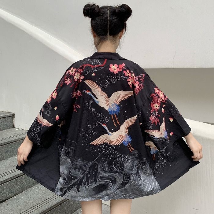 Chinese Style Haori Improved Japanese Style Loose Sunscreen Clothing ...