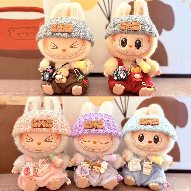 Only Clothes] One Two Three Generation Labubu Clothes Pendant Labubu ...