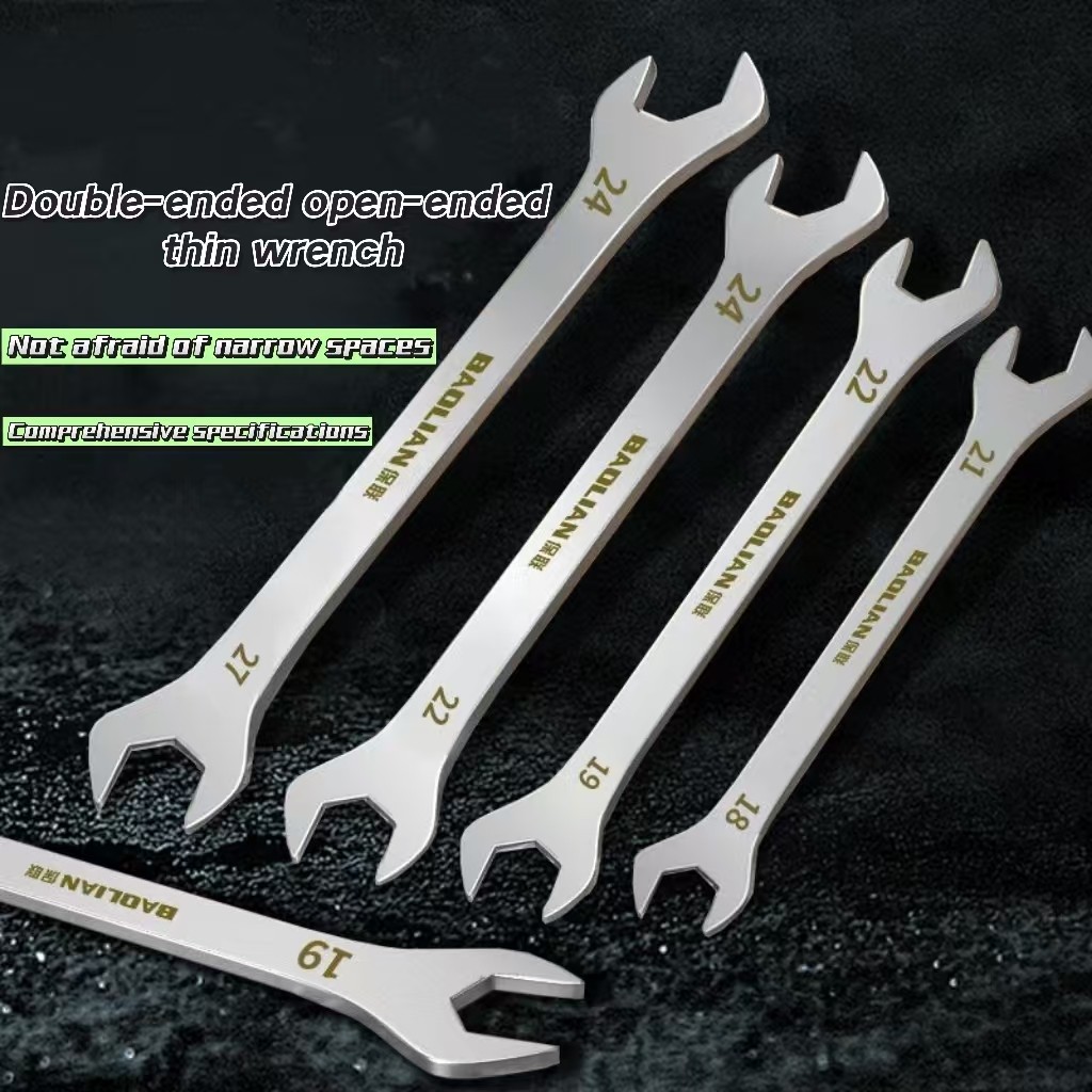 Ultra-Thin Double-Ended Open-End Wrench Stainless Steel Double-Ended ...