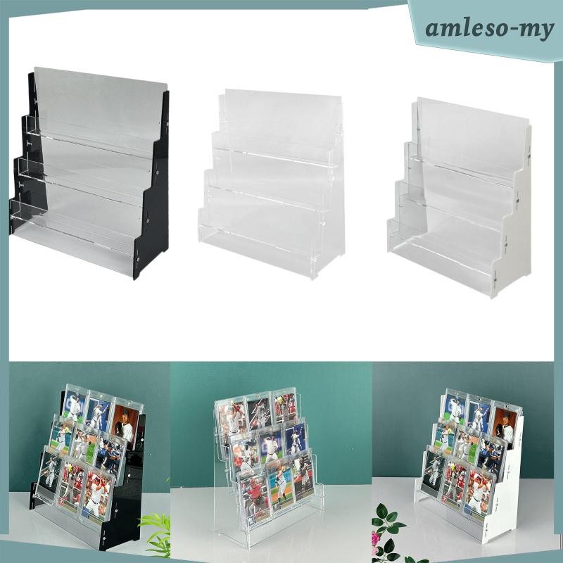 [AmlesoMY] Sport Cards Display Shelf Storage Acrylic Shelves Trading ...