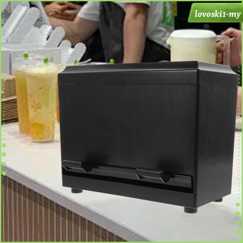 [LovoskibcMY] Straw Dispenser Holder Straw Storage Box for Coffee Shop ...