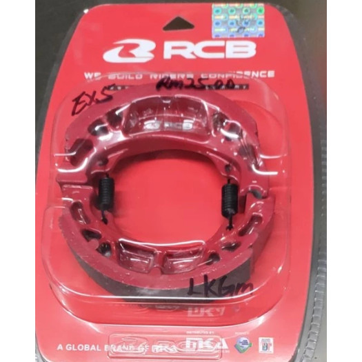 BRAKE SHOE RCB RACING EX5 WAVE125 FUTURE DREAM WAVE100 WAVE110RS SYM ...