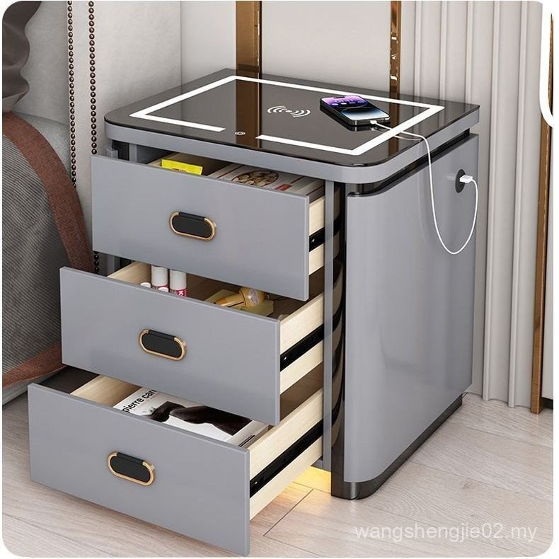 Smart Bedside Table Safe Integrated Household Safe Office Safe ...