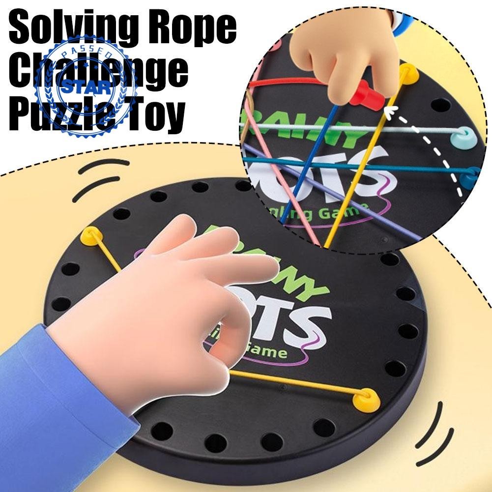 Rope Solving Challenge Educational Toys Rope Solving Games Training ...