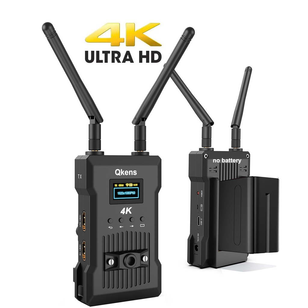 4K Wireless HDMI Video Transmitter and Receiver 0.06s 5G Dual HDMI ...