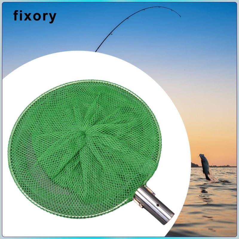 fixory Fish Catching Net Fishing Tool Replacement Headwith Dense Mesh ...
