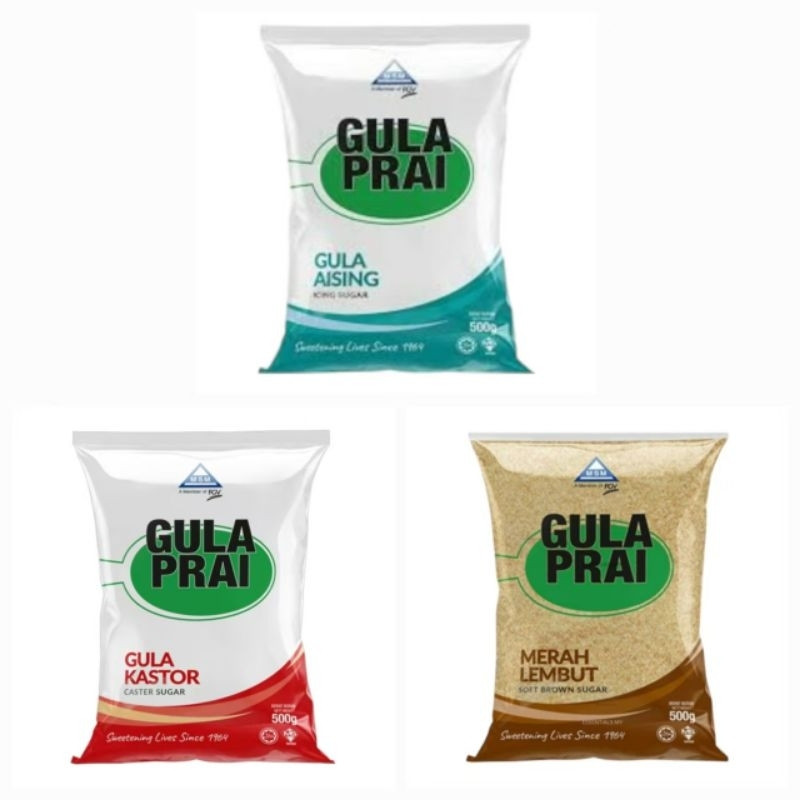 PRAI CASTER SUGAR / ICING SUGAR / SOFT BROWN SUGAR 500G – READY STOCK ...