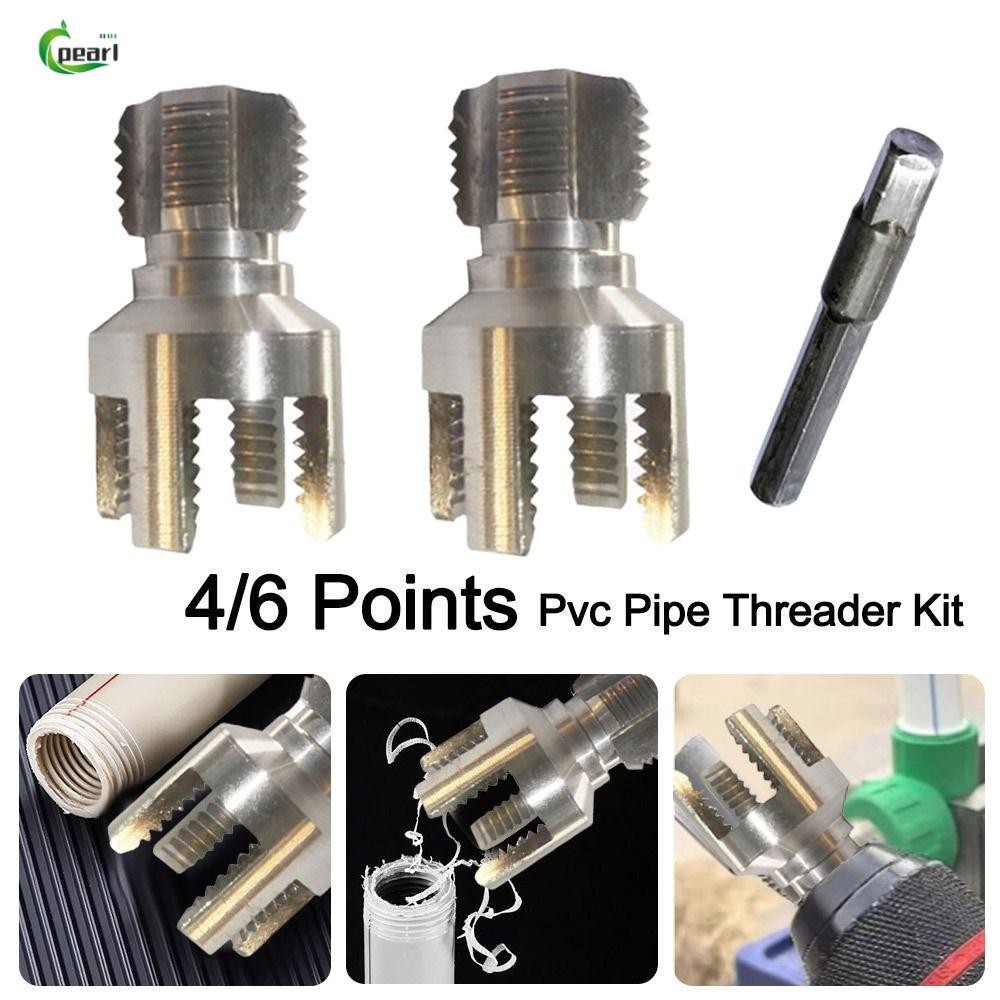PEARL PVC Pipe Threader Kit, Internal/External Thread 4/6 Points PPR ...