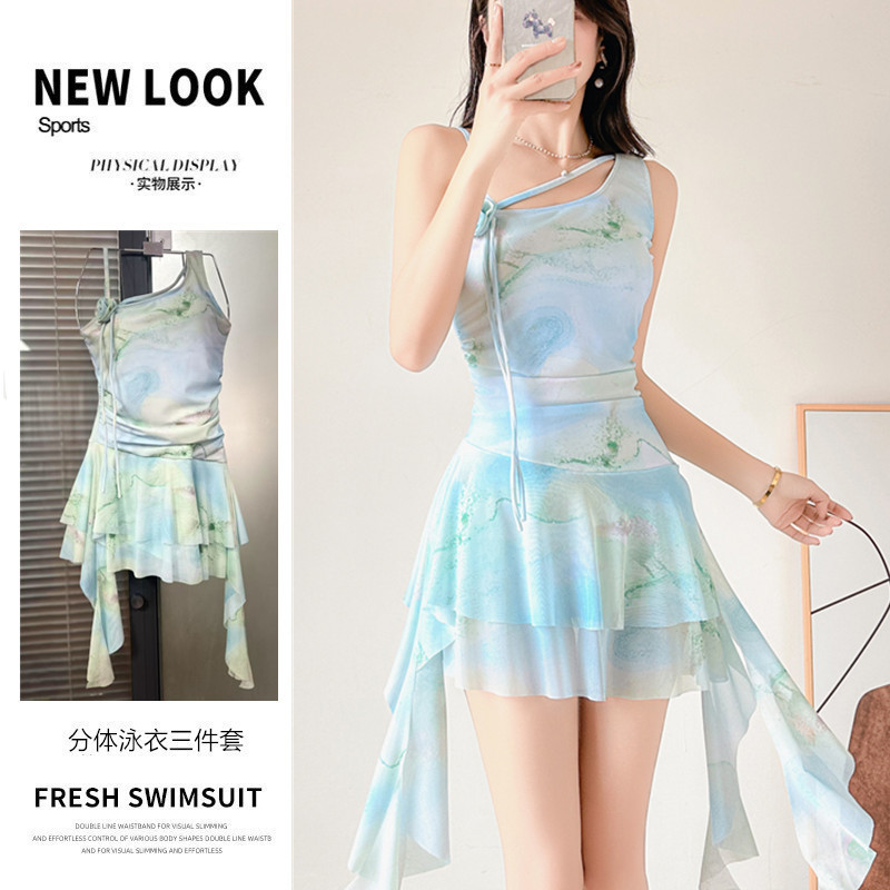 One Piece Boxer Fairy Skirt Boxer Hot Spring This Belly Slimmer Look ...