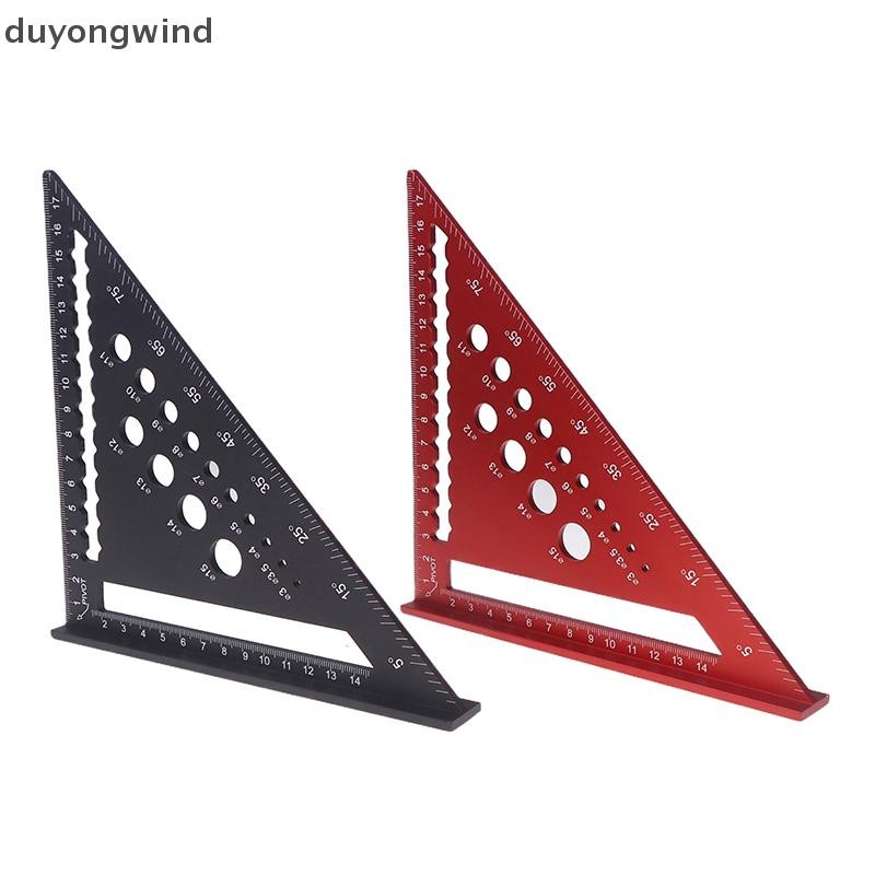 (duyongwind) 1pc Triangle Ruler Aluminum Angle Protractor Speed Metric ...