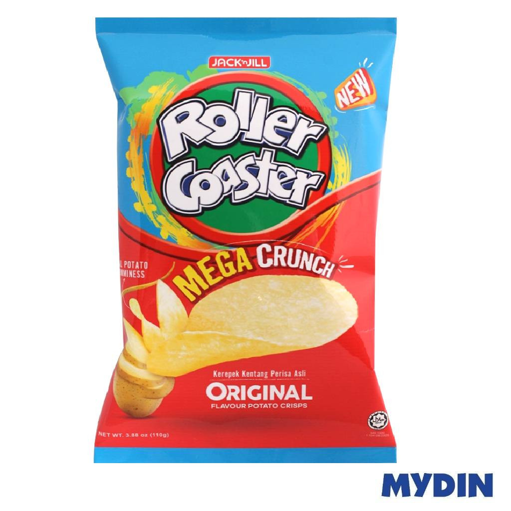 Jack 'n Jill Roller Coaster Mega Crunch Original (110g) | Shopee Malaysia