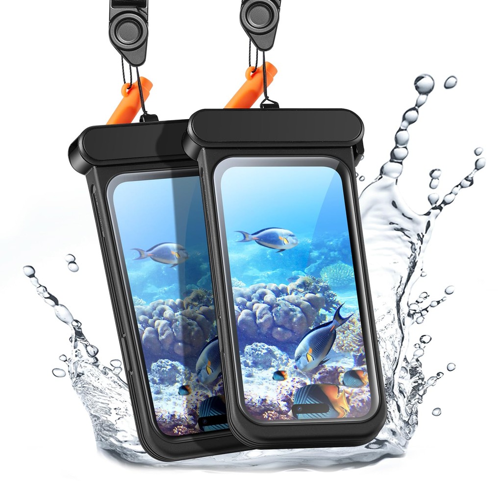 (Used) ESR [Set of 2] Waterproof smartphone case, waterproof pouch for ...