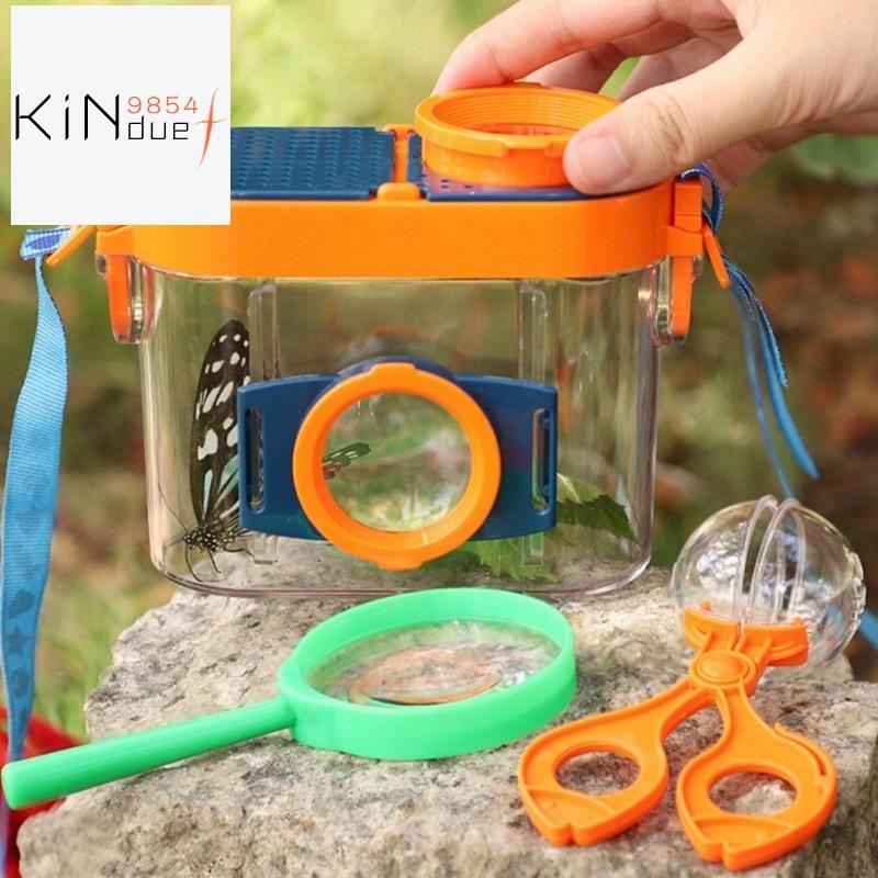 Bug Viewer Outdoor Insect Box Magnifier Observer Set Insect Catcher Cage Kids Science Nature ...
