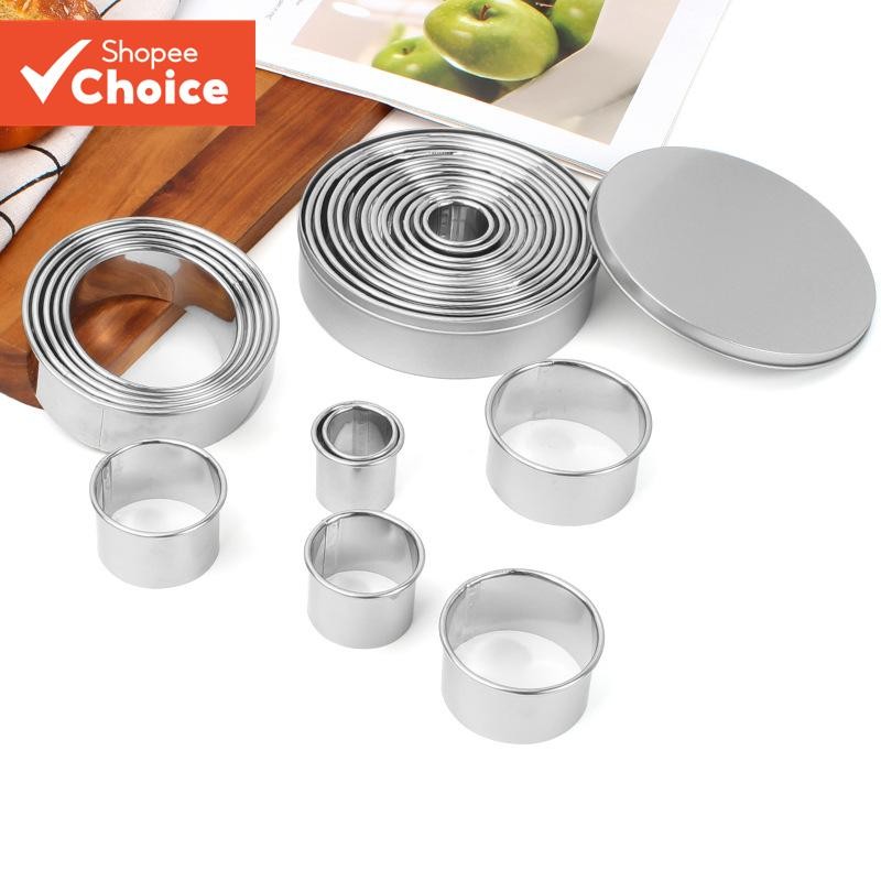 Roundness Model 12-Piece Set Cookie Cutter Mousse Mold 12-Piece Set ...