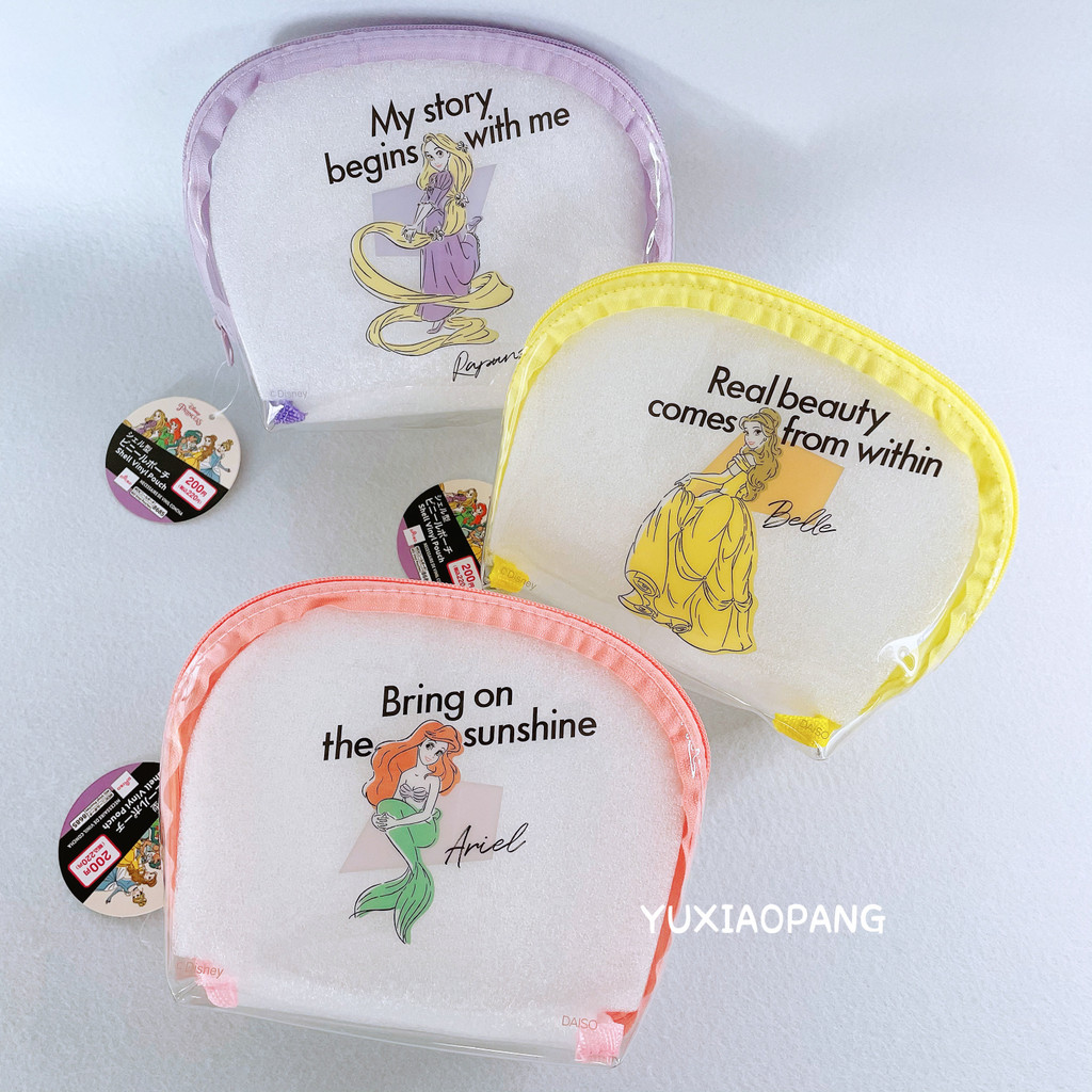 Disney Princess Limited Japan DAISO DAISO Transparent PVC Shell Type ...