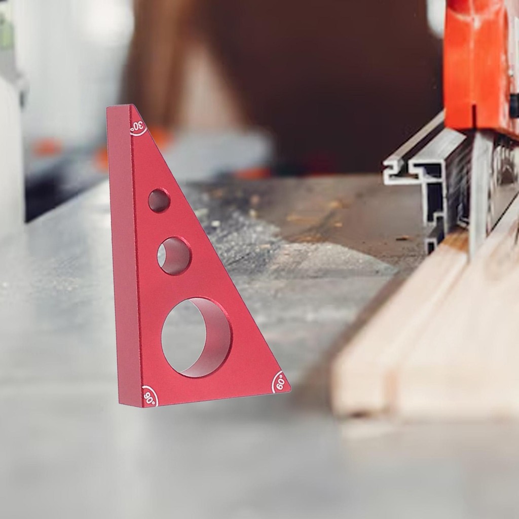 [yiodusi] Woodworking Triangle Angle Ruler Portable Triangle Angle ...
