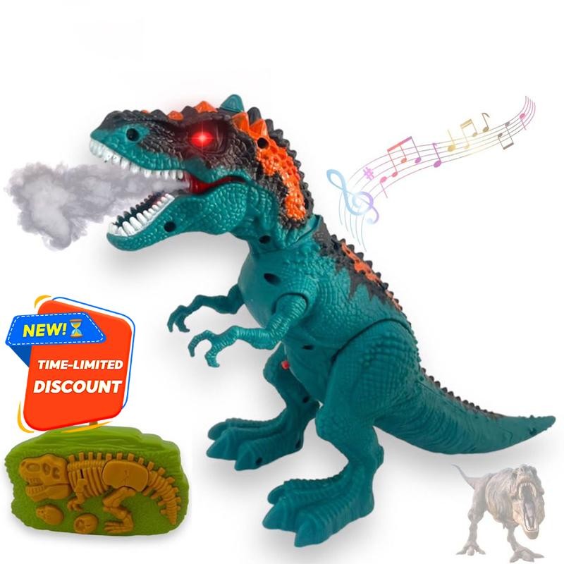 Children's Remote Control Electric Dinosaur, Tyrannosaurus Rex, Repeating Simulation, Spraying ...