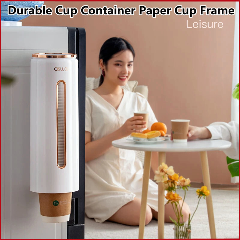 Paper Cup Holder Durable Safe Anti-dust Disposable Cup Rack No Punching ...