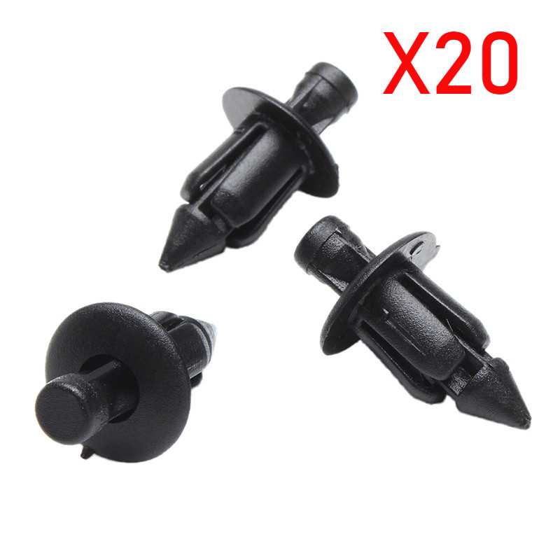 20pcs Motorcycle 6mm 7mm Rivet Fairing Body Trim Panel Fastener Screw ...
