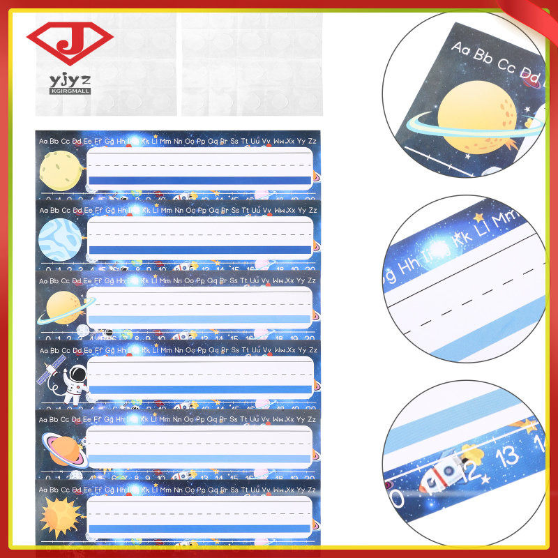 Name Plate Sticker for Classroom Writable Tags Desk Nameplates Paper ...