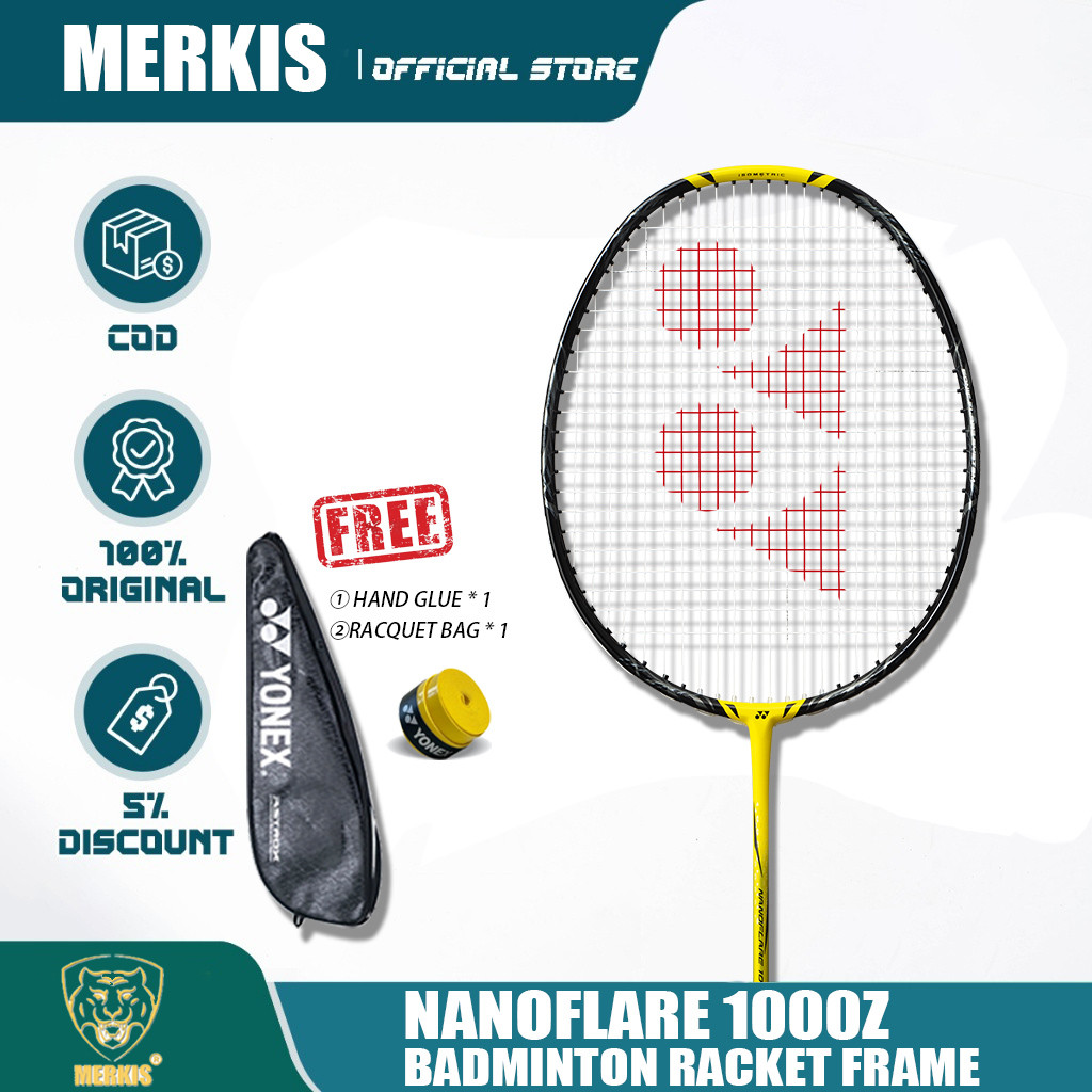 【Lee Chong Wei's Choice】YONEX NANOFLARE 1000Z Badminton Racket 4U 82g ...