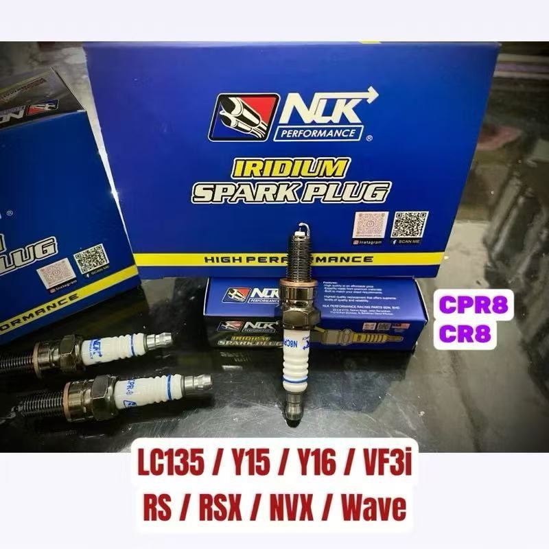 IRIDIUM SPARK PLUG NLK RACING PERFORMANCE Y16ZR Y15ZR RS150 RS-X LC135 ...