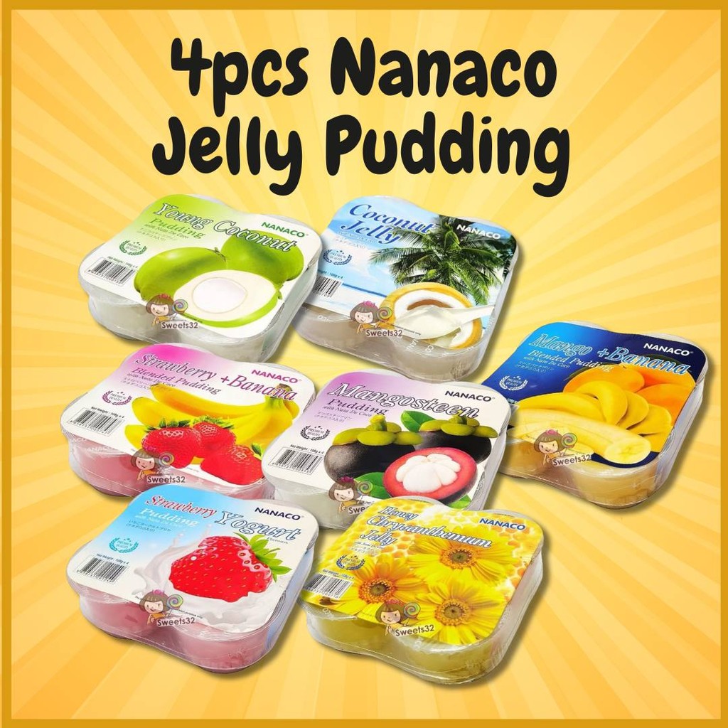 [Thailand] Halal NANACO Premium Pudding with Nata De Coco (108g x 4's ...