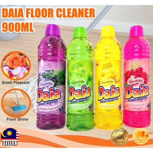 DAIA FLOOR CLEANER 900ML [READY STOCK][LAVENDER LEMON APPLE ROSE ...