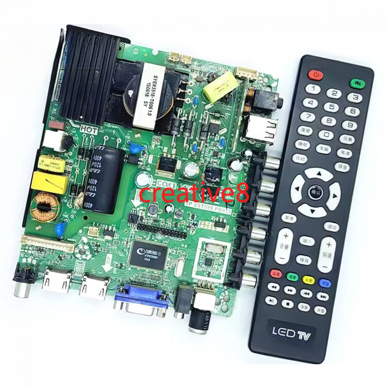 Original TP.VST59S.PB813 Main board for 32inch 40inch 42inch Send the ...