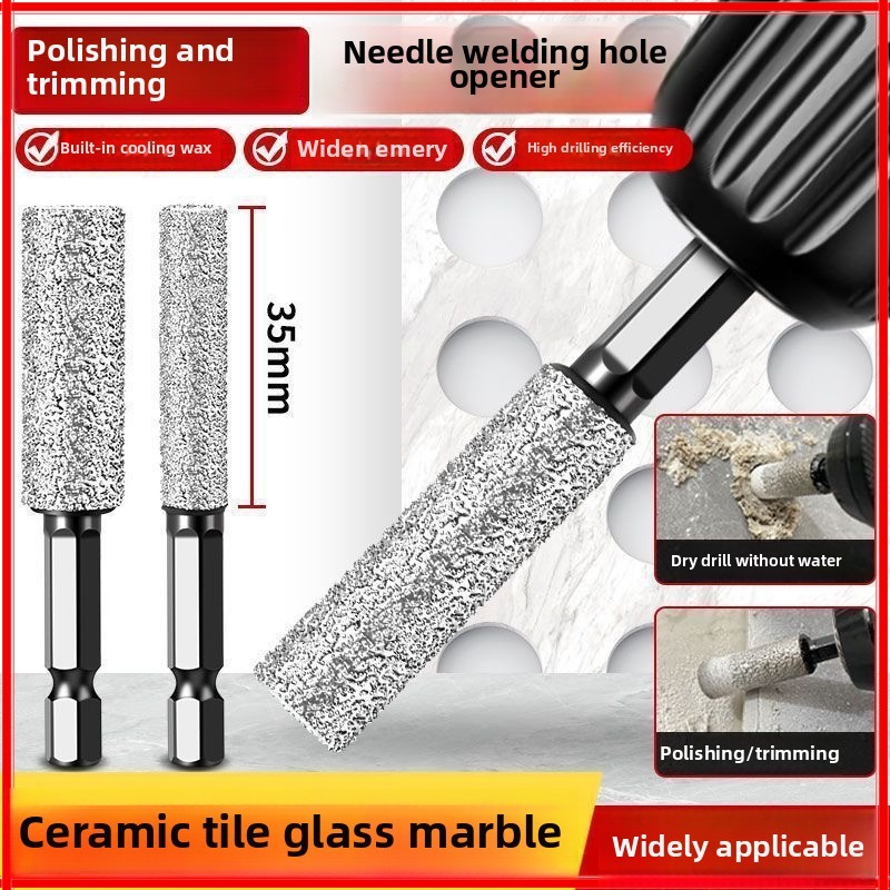 Extended caramel tiles drill bit hole drilling device glass drilling ...