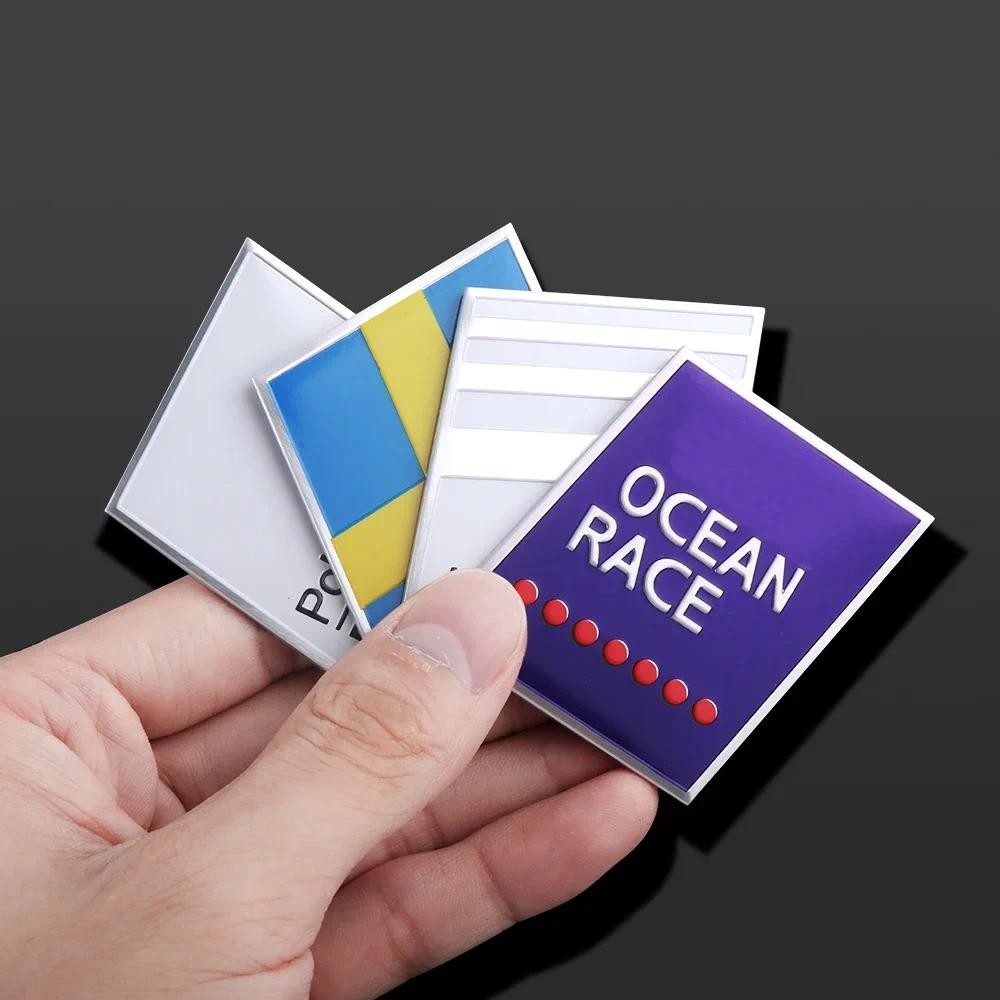 3D Aluminum Polestar Ocean RACE AWD Moose Test Emblem Car Window Body ...