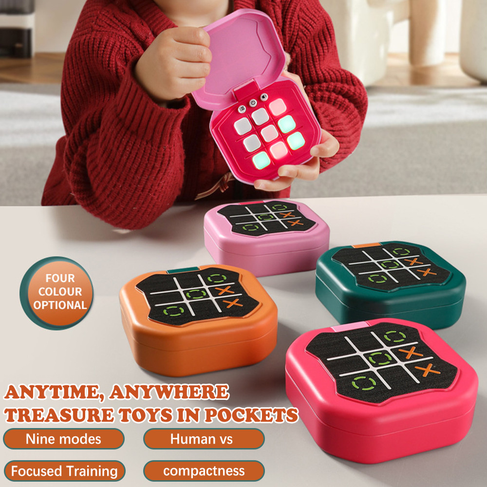 3 in 1 Electronic Tic Tac Toe Game Handheld Digital Tic Tac Toe Bolt ...