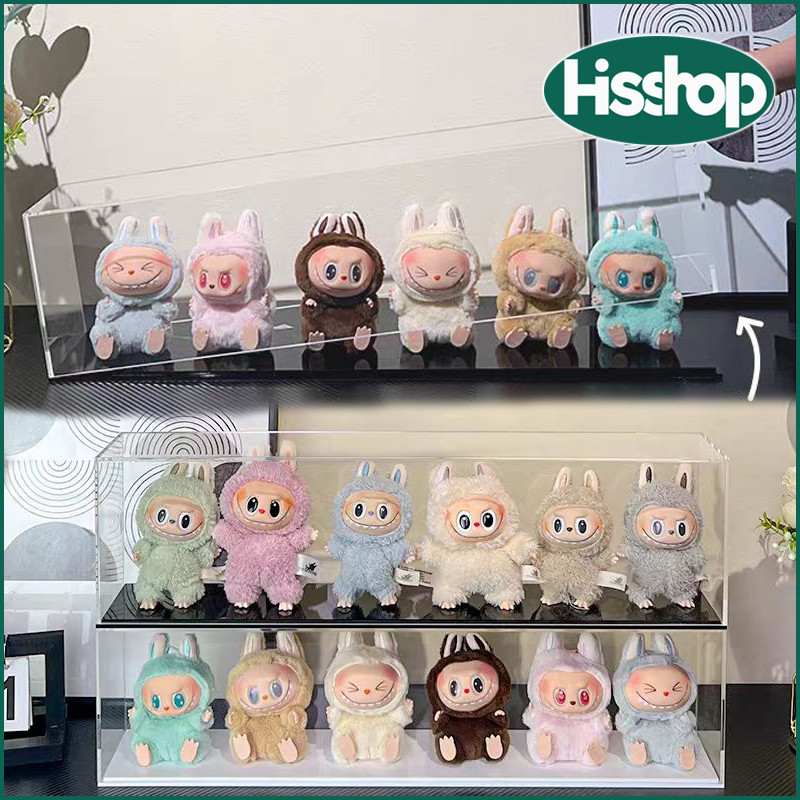 Labubu V1 V2 V3 Display Box, Macaron Transparent Box,Integrated 60*10 ...