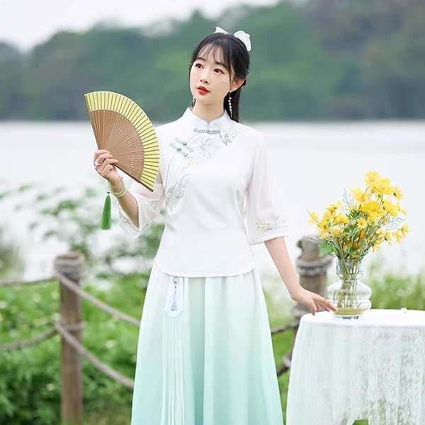 cheongsam cheongsam dress New Chinese Style Republican Style Daily ...