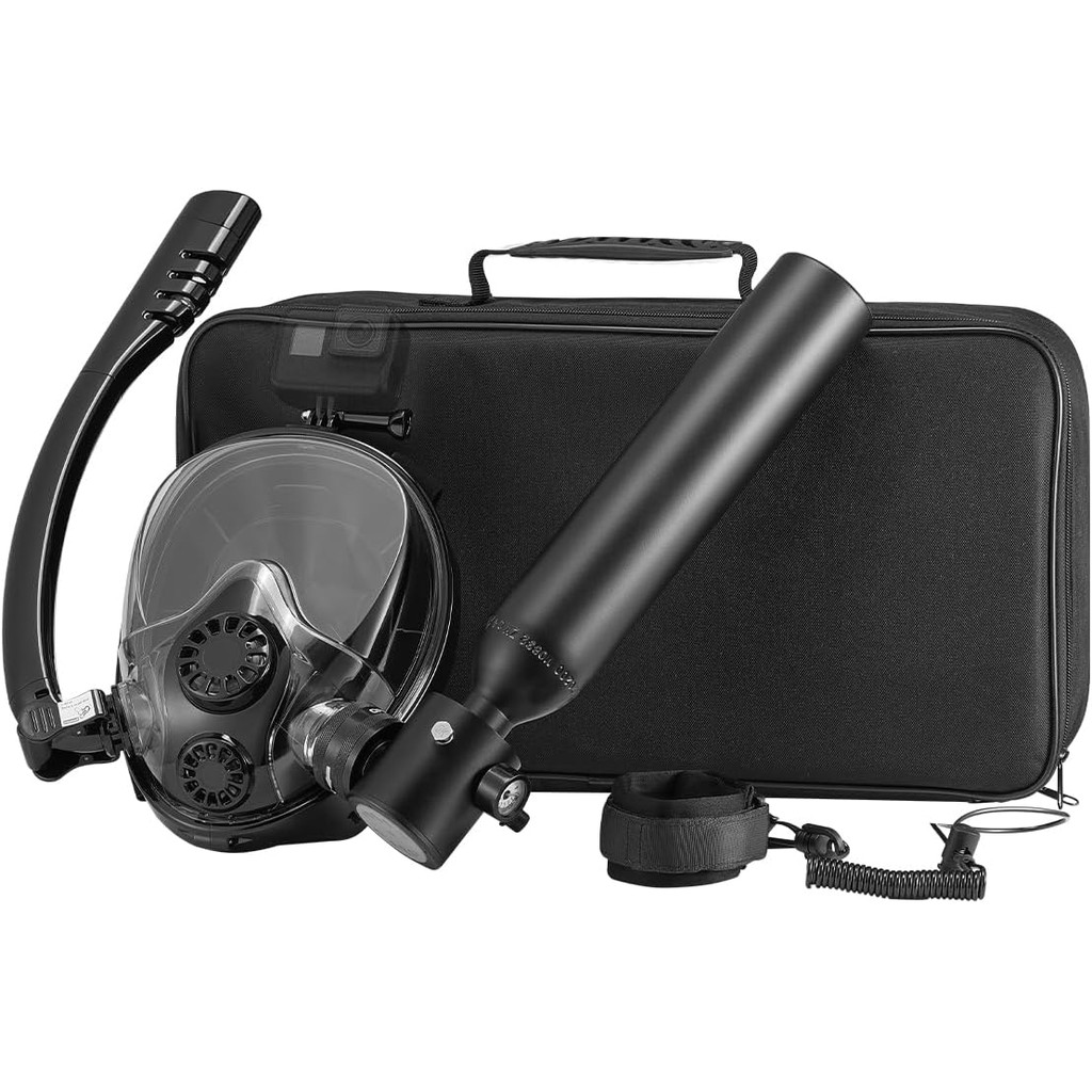 VEVOR Scuba Tank, 0.5L Portable Scuba Diving Tank, Diving Oxygen ...