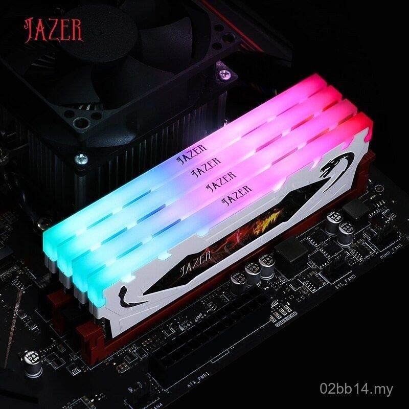 JAZER RGB Memoria Ram DDR4 16GB 8GBx2 32G 16GBx2 3200MHz Dua | Shopee ...