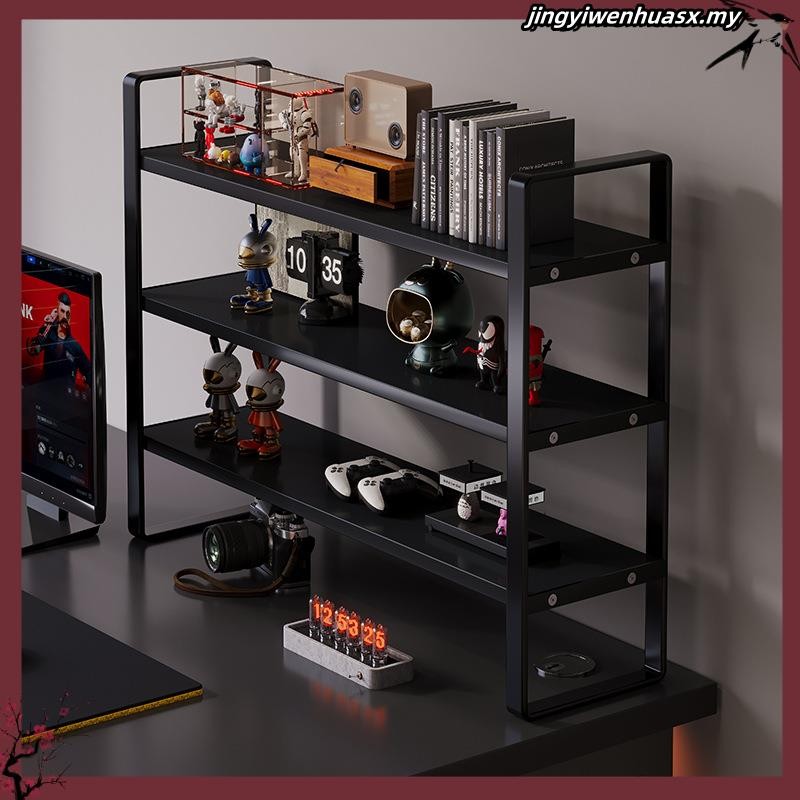 Tabletop Rack Desktop Storage Rack Tabletop Bookshelf Desk Organizer ...