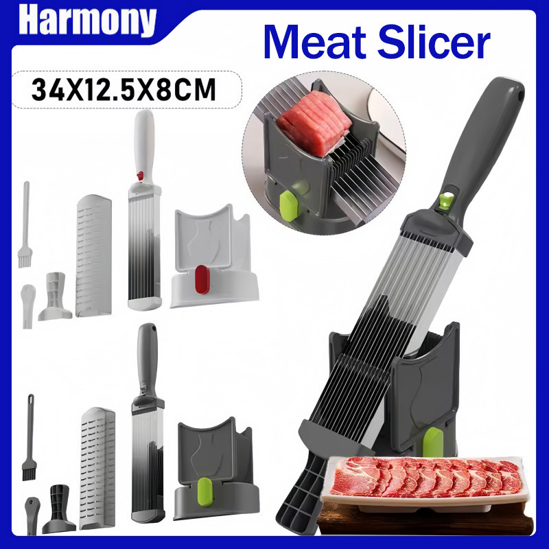 Stainless Steel Kitchen Meat Slicer Cutter Tool MultiFunction Kitchen ...