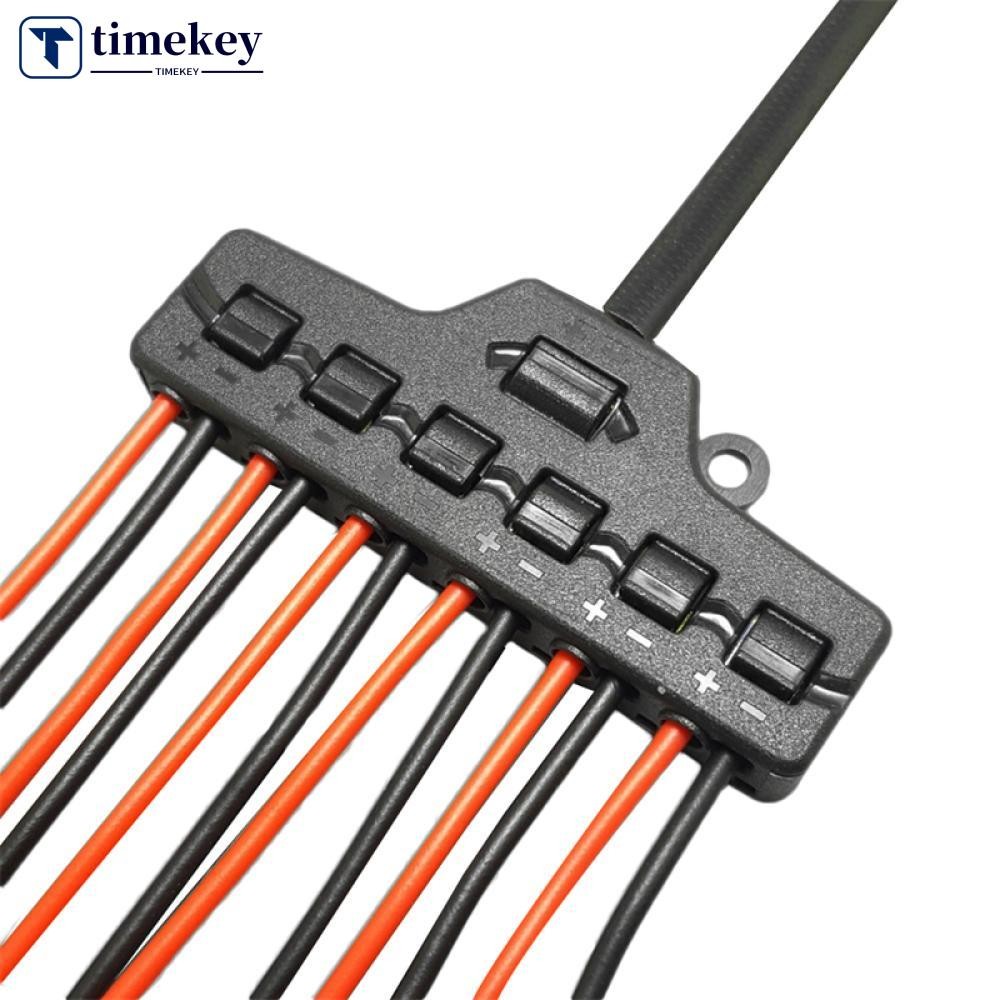 TIMEKEY 1 In 6 Out Line Splitter Quick Connect Low Voltage Wire ...