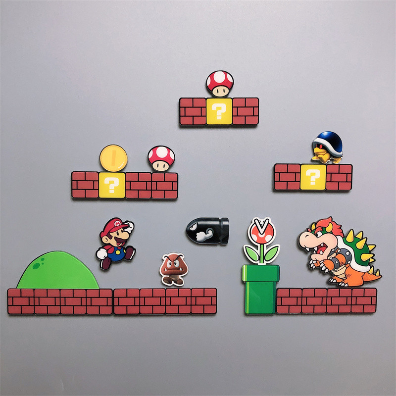 [2243 People Collection] Magnetic Decoration Mario Wall Decoration ...