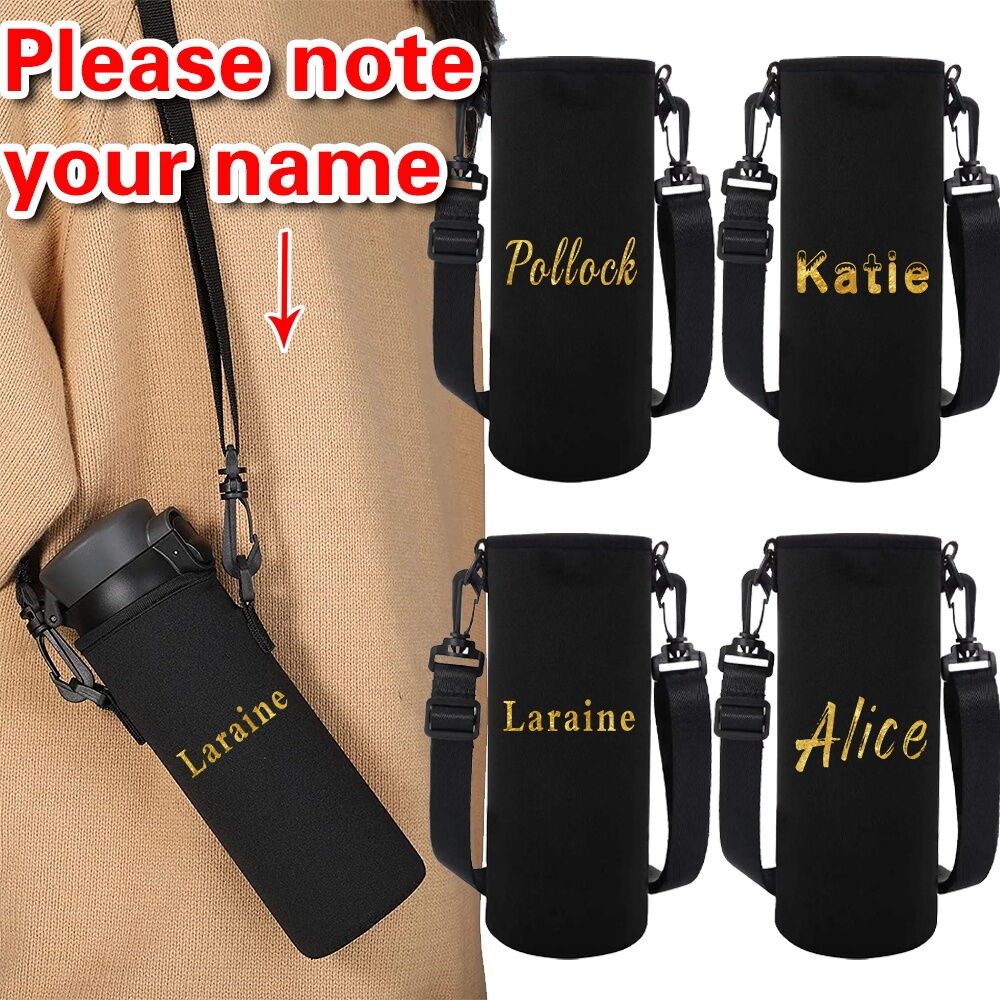 Customization name 550-1500ml Water Bottle Guard Case Insulated thermal ...